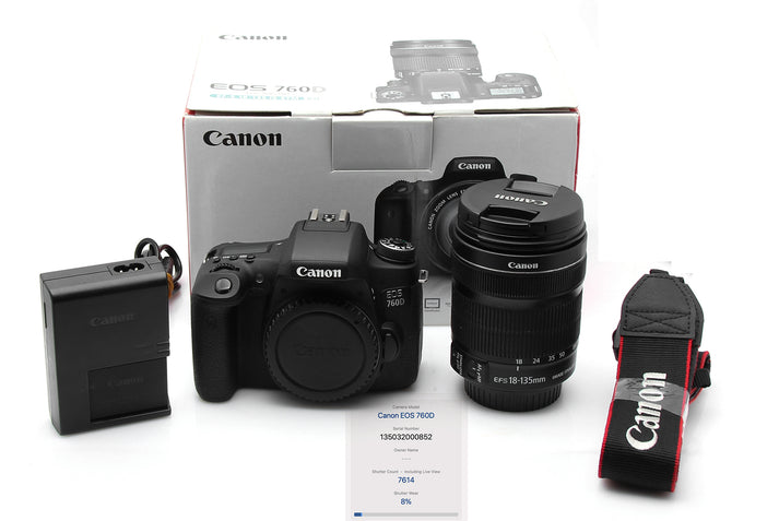 Used Canon 760D Camera with 18-135mm STM Lens in Dubai UAE | USEDDSLR ...