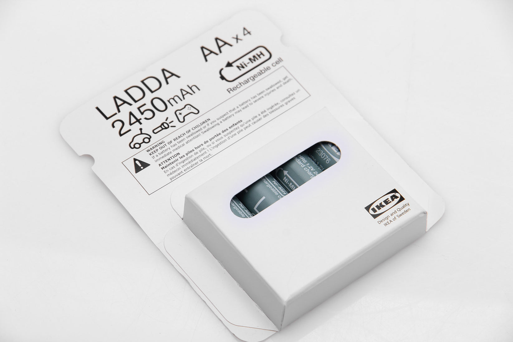 Ikea Ladda Rechargeable Battery - Pack of 4 Batteries (2450 mAh) in Dubai UAE | USEDDSLR – USED ...